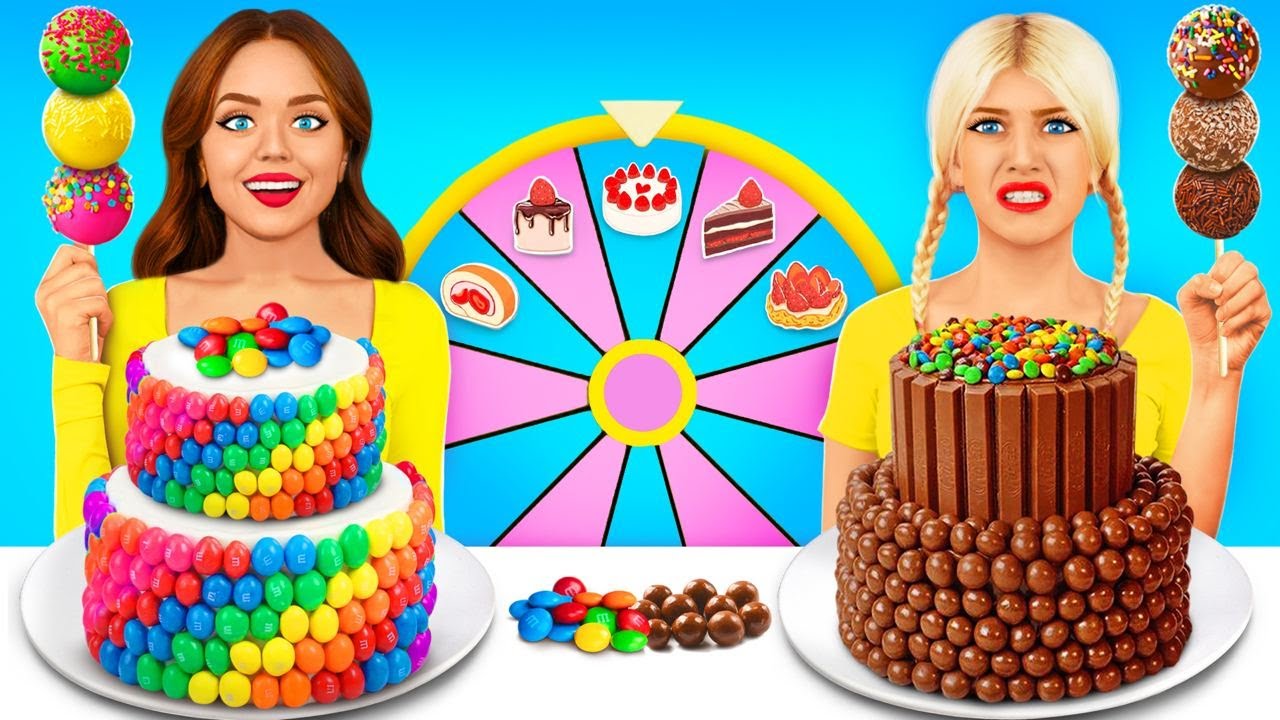 Rich vs Poor Chocolate Food Challenge | Giga Rich vs Broke Girl ...