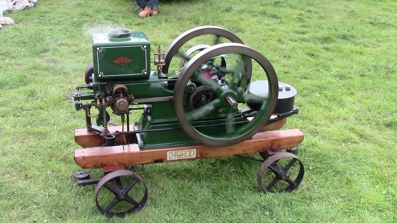 Stationary Engines at Stradsett Vintage Rally 2022 - YouTube