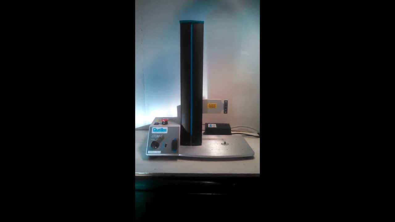 CHATILLON LTCM-6 PULL TESTER - YouTube