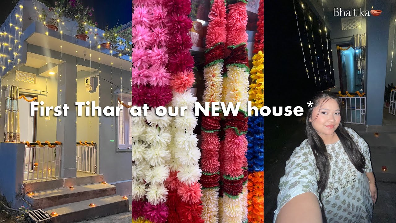 first tihar at our own house | dharan house | 🎉 - YouTube