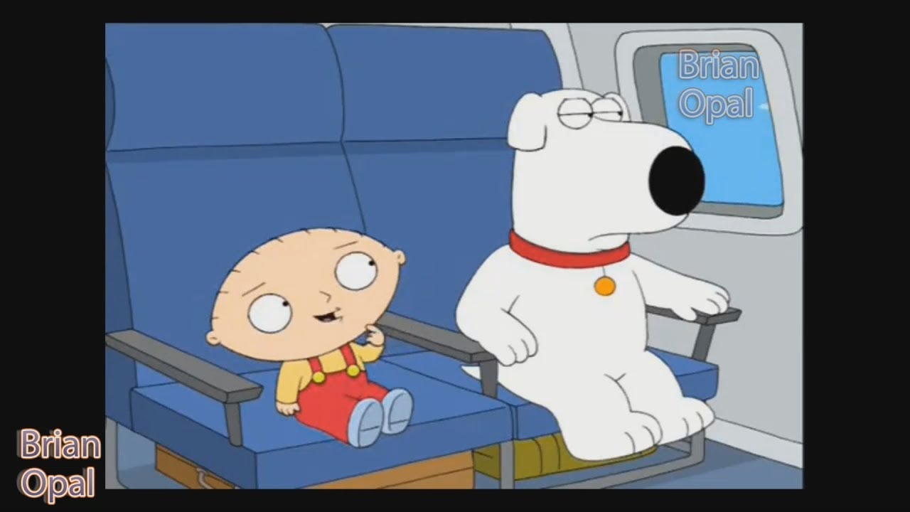 Family Guy - Stewie and Brian are sitting on the plane - YouTube