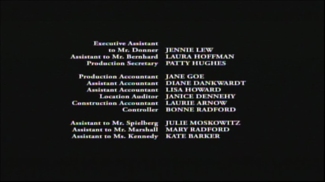 The Goonies (1985) End Credits (Adult Swim 2024) - YouTube