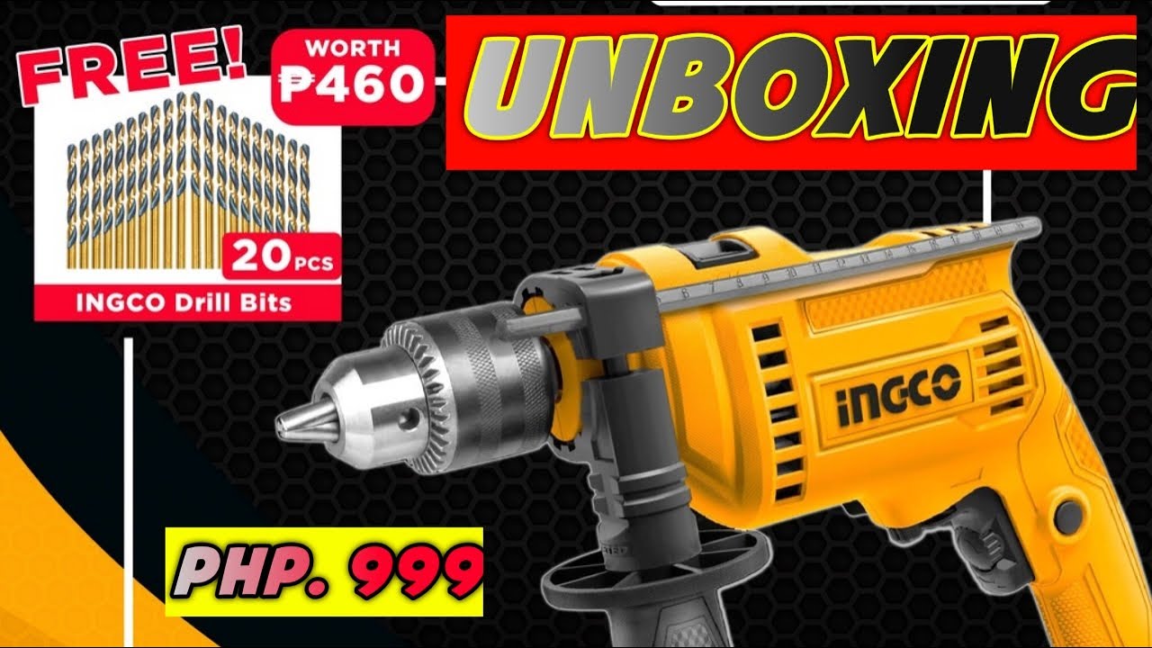 INCO 680W IMPACT DRILL - YouTube