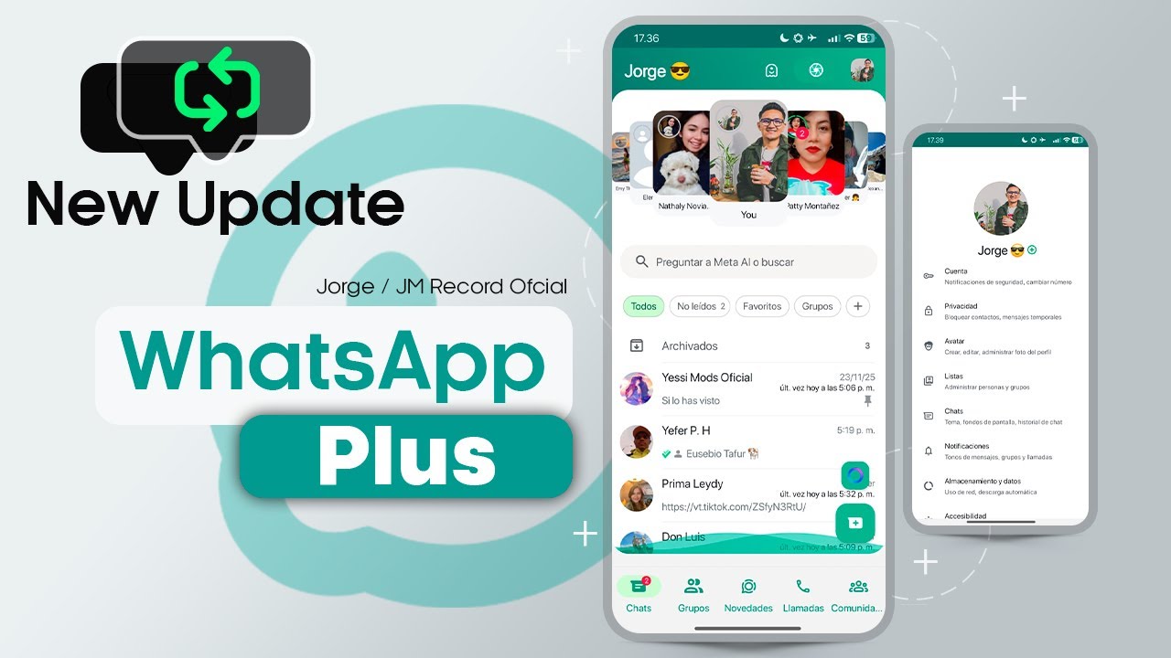 WHATSAPP Plus v1.6.5F (Yesii Mods) WHATSAPP EXTREMO WHATSAPP PLUS ...