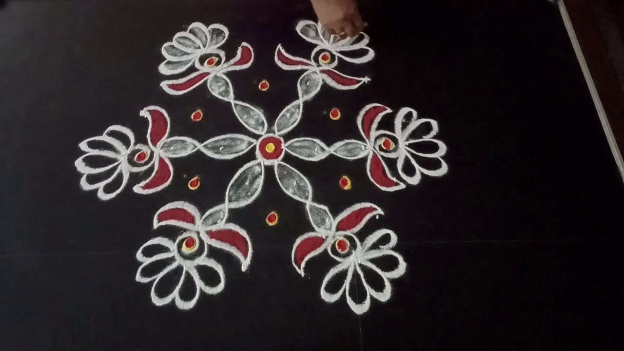 Pretty Daily Routine Flower muggulu Designs | Navaratri special Pandaga ...