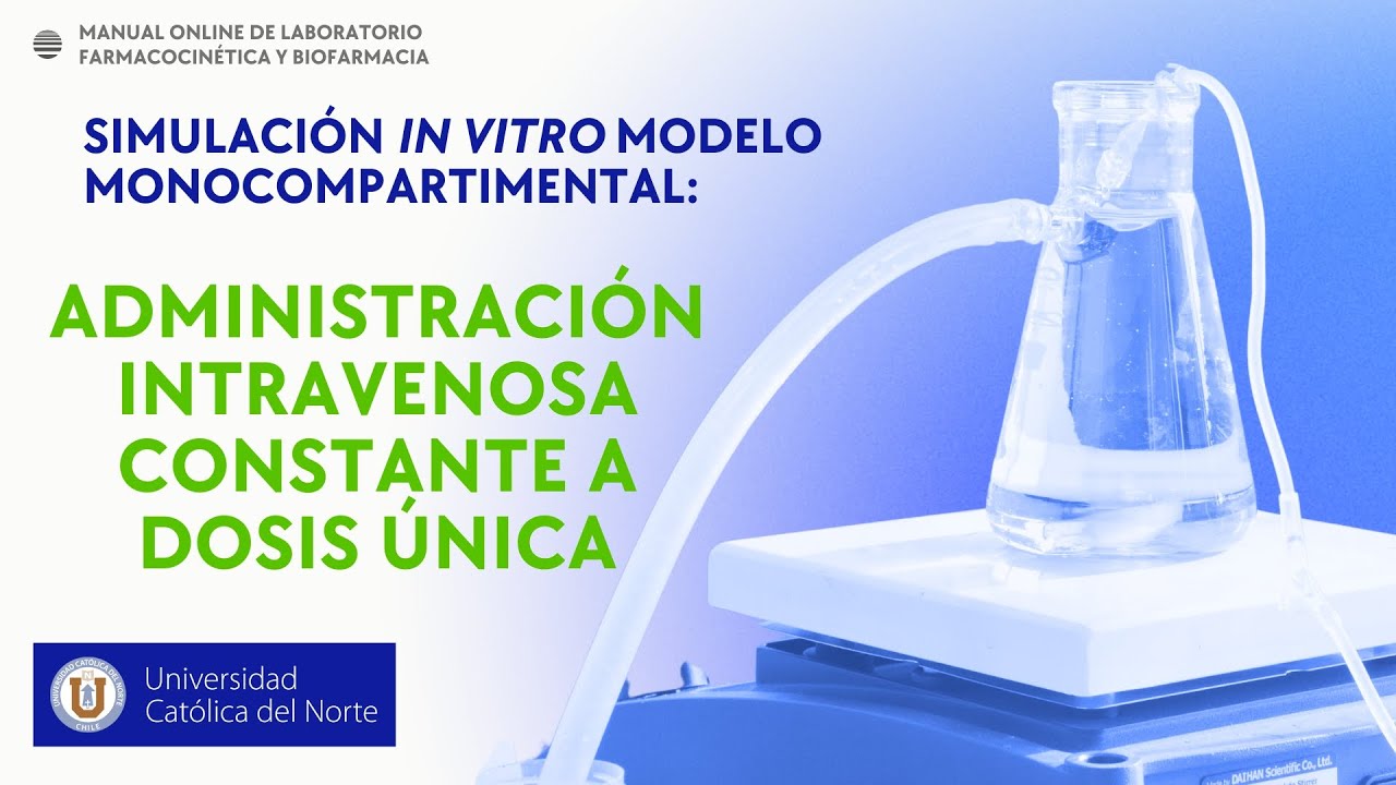 Simulación de un modelo monocompartimental: Administración intravenosa ...