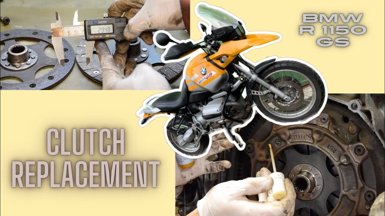 Frizione distrutta BMW R1150GS / 1100 GS sostituzione con millerighe ...