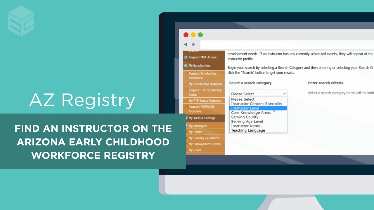 Find an Instructor on the Arizona Early Childhood Workforce Registry ...