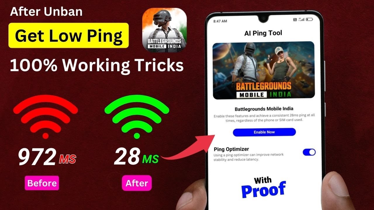 1 New Trick to Get Under 30ms BGMI Ping After Unban | BGMI Ping Problem ...