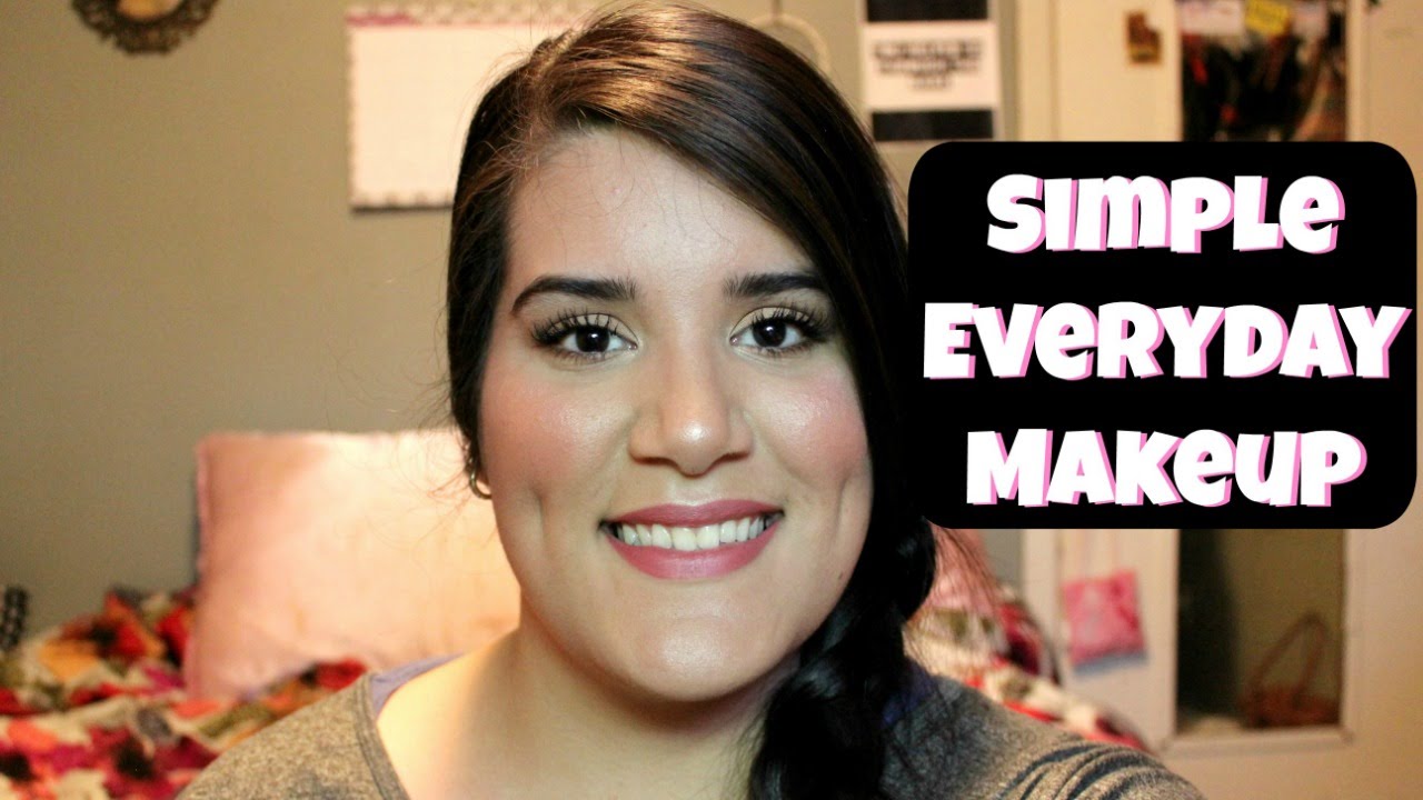 Everyday Spring Makeup Tutorial | Neutral Eyes & Pink Lip | Adalina - YouTube