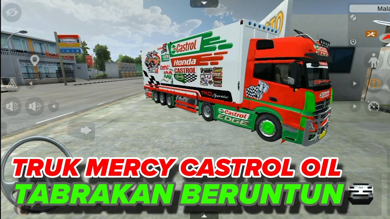 Truk Mercy Castrol Oil l Bus Simulator Indonesia Gameplay - YouTube
