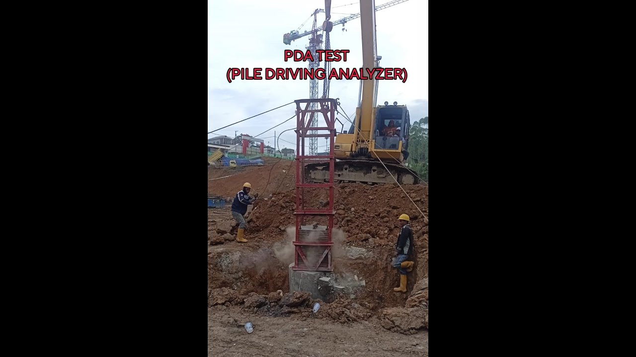 PDA TEST (Pile Driving Analyzer) Bore Pile - Project Hermina Hospital ...