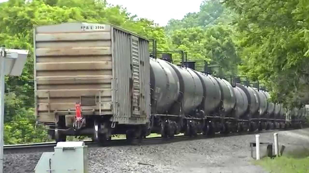 NS Ethanol Train 65J with Sick K5LLA Horn - YouTube