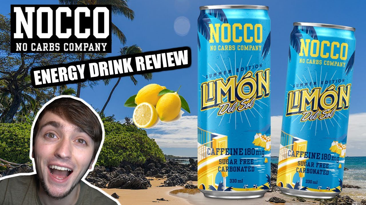 NOCCO NO CARBS COMPANY | LIMON DEL SOL ENERGY DRINK REVIEW - YouTube