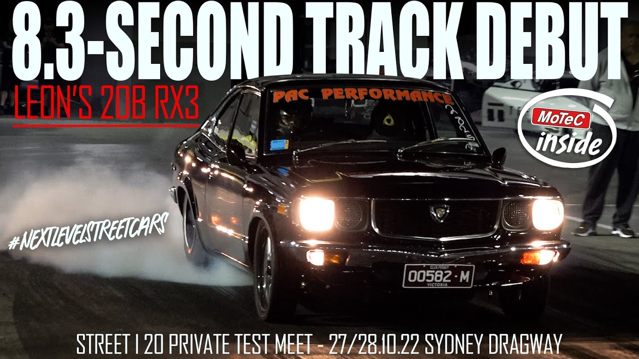 LEON'S PAC 20B RX3 STREETER RUNS 8.3 ON TRACK DEBUT - YouTube
