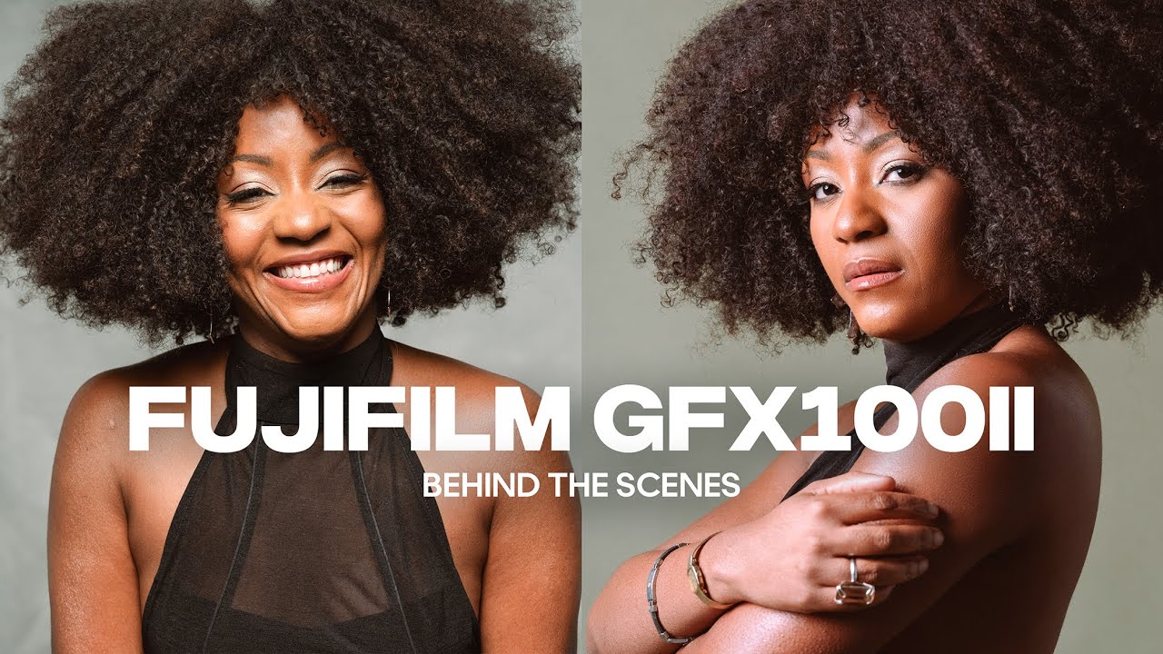 Fujifilm GFX100 II | Studio Portrait Photography BTS - YouTube