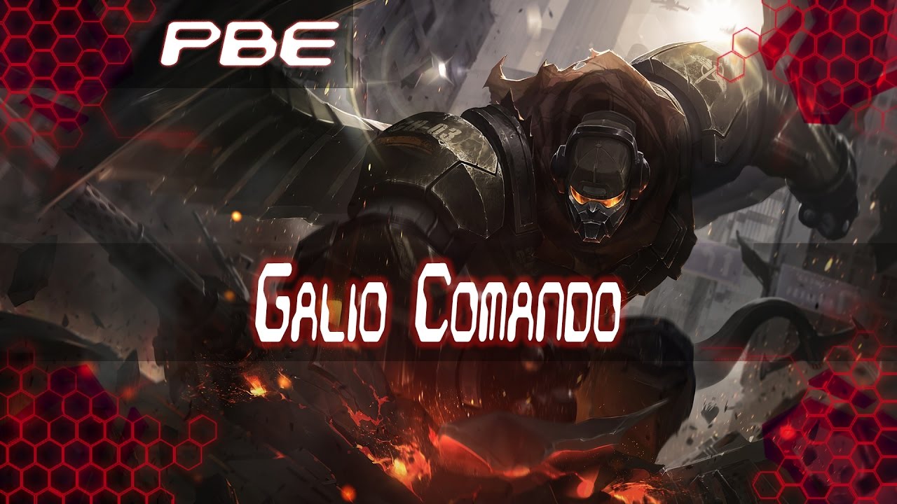 Nuevo Skin 2017 - Galio Comando (Commando Galio) 520RP - YouTube
