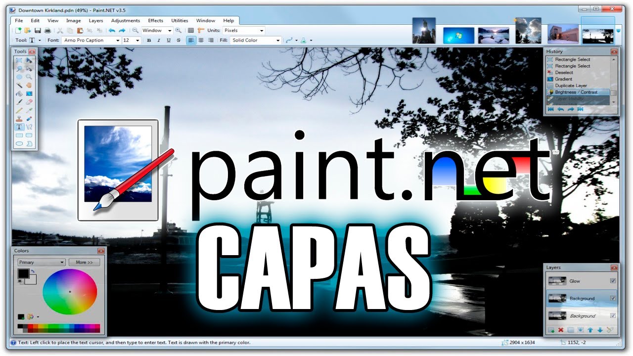 Paint.NET - Tutorial - Parte 7 - Capas (Primera Parte) - YouTube