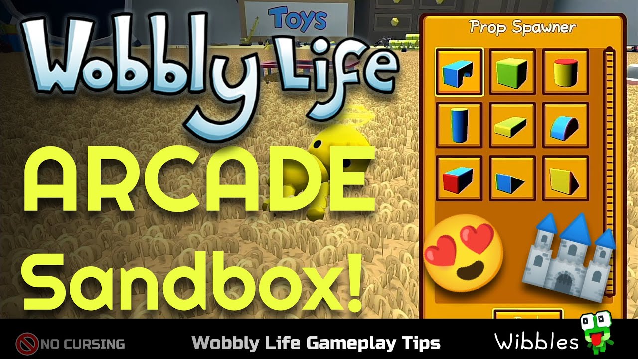 Wobbly Life ARCADE SANDBOX Is WOW! - We Check Out THE SANDBOX In The ...