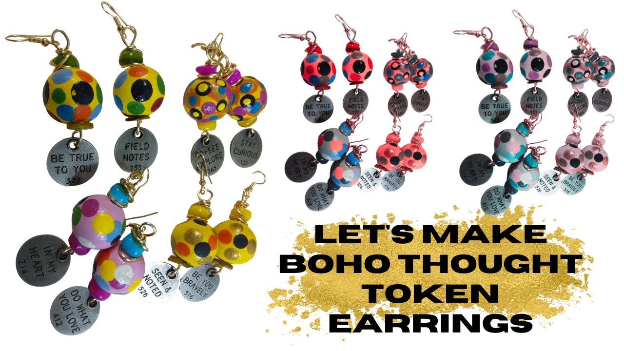 LET'S MAKE SOME THOUGHT TOKEN BOHO EARRINGS FOR MY FAIRE.COM ...
