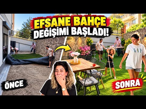 YILLARCA BUGÜNÜ BEKLEMİŞİZ🤭BÜYÜK BAHÇE ALIŞVERİŞİ🏡EFSANE DEĞİŞİM🥳