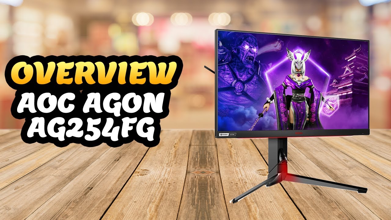 AOC AGON AG254FG 25 Inch Tournament Gaming Monitor Overview - YouTube