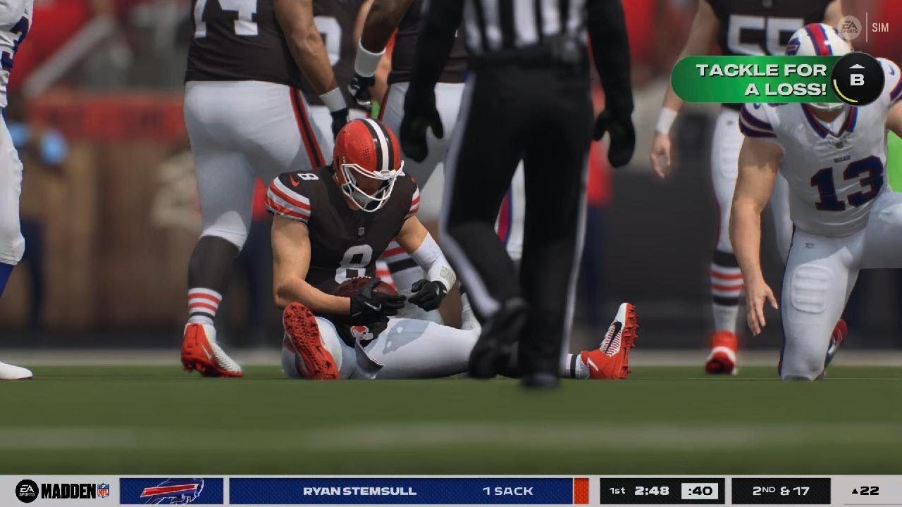 Madden NFL 26 - Double Flop Sack - YouTube