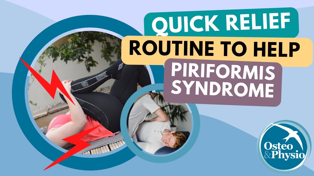 Quick relief routine to help with Piriformis syndrome | 2 minute routine - YouTube