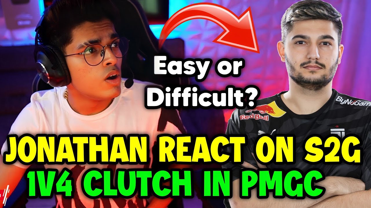 Jonathan react on S2g Rayz 1v4 4AM by dbs in Pmgc 😳 And on yt stream 😲 ...