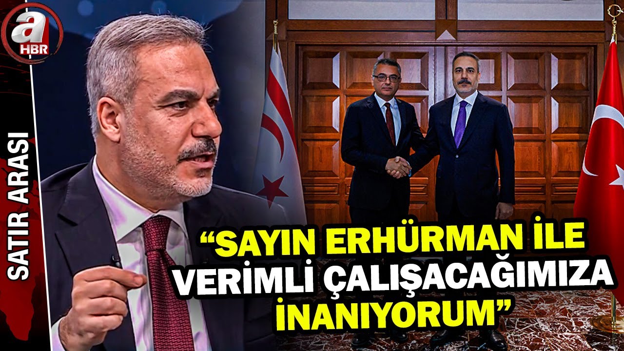 Bakan Fidan: KKTC ile söylem-eylem birliği içindeyiz | A Haber - YouTube
