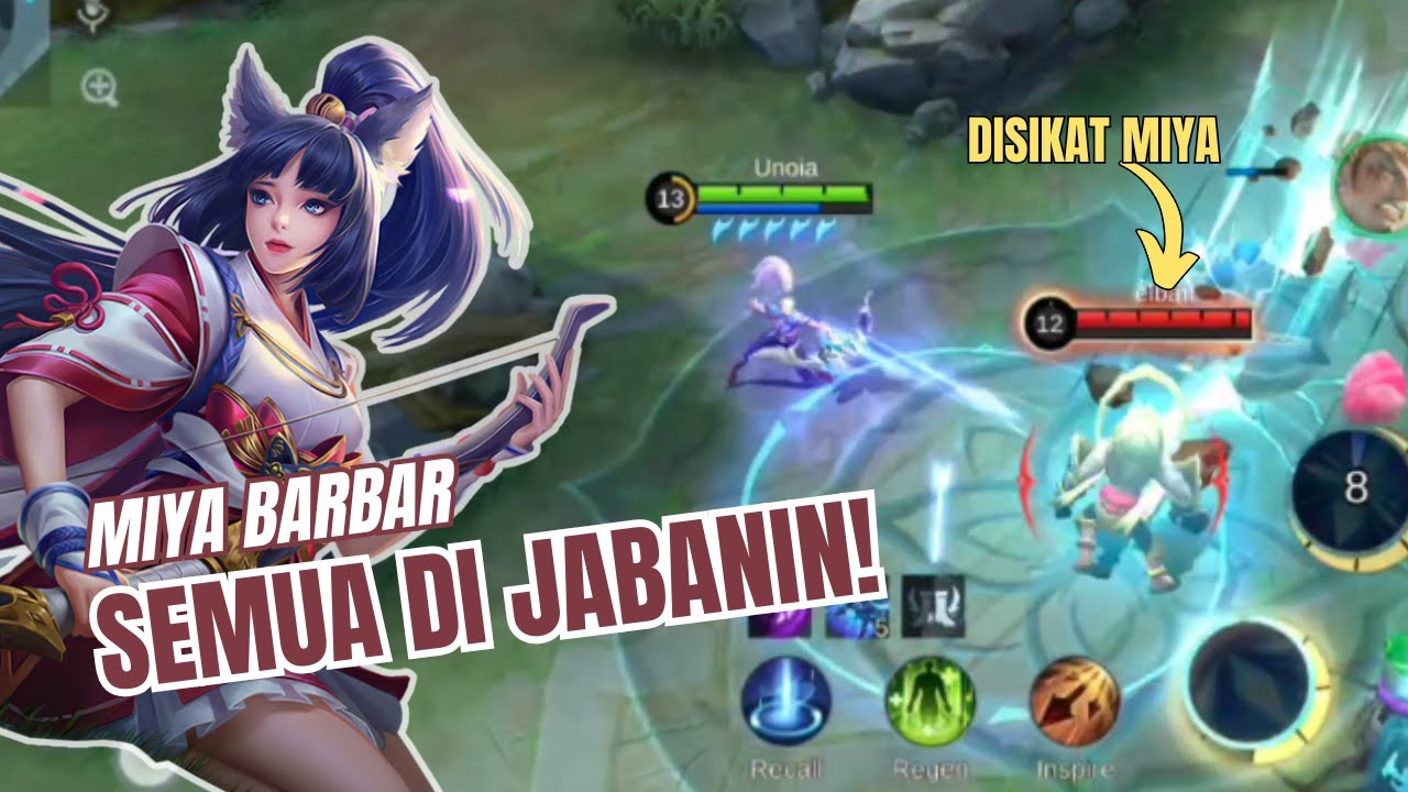 Tank Aja Disikat Sama Miya, Apalagi Hatimu! - Mobile Legends #mlbb ...