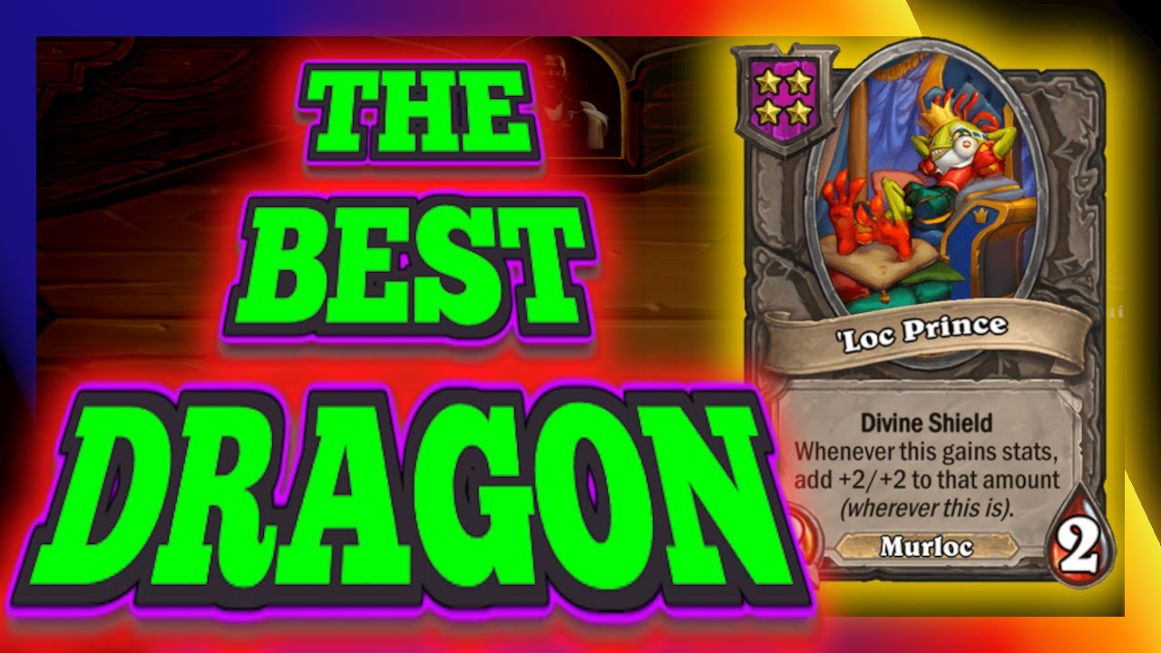 THE BEST DRAGON IS A MURLOC?? | Hearthstone Battlegrounds Trinkets ...
