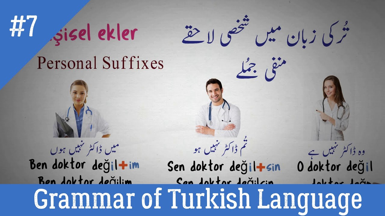 How to say " I am not, You are not, They are not" in Turkish and ...