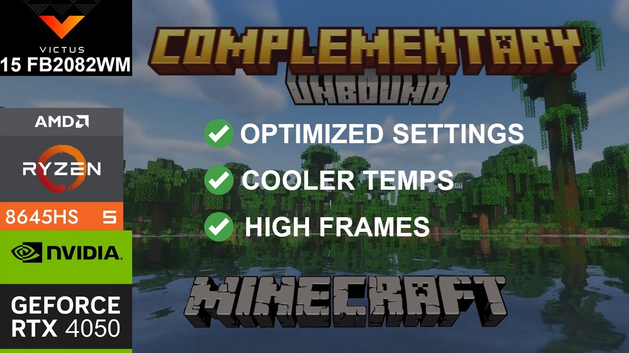 Minecraft OptiFine 1.12.2 | RTX 4050 + Ryzen 5 8645HS | Complementary ...