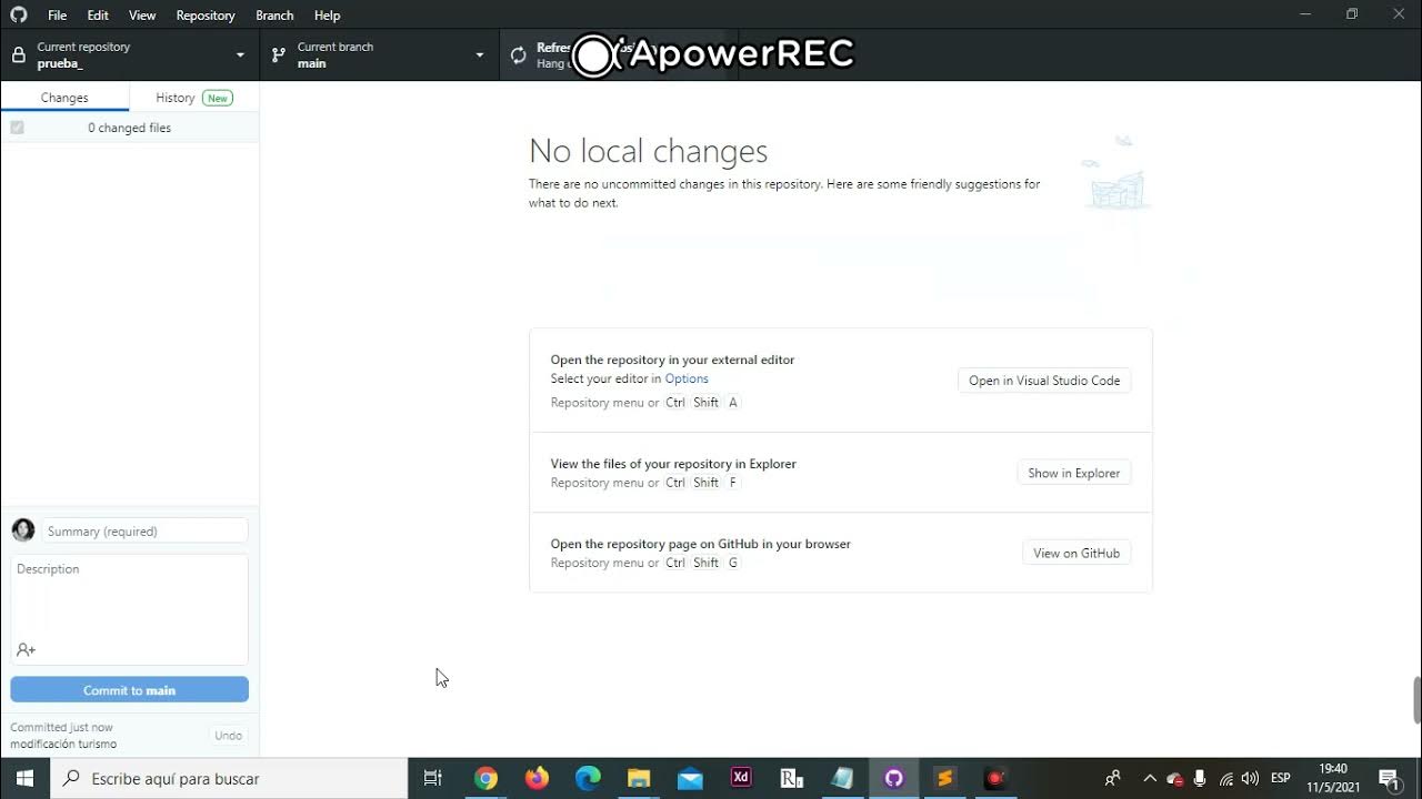 Cómo subir cambios a GitHub desde Desktop - YouTube