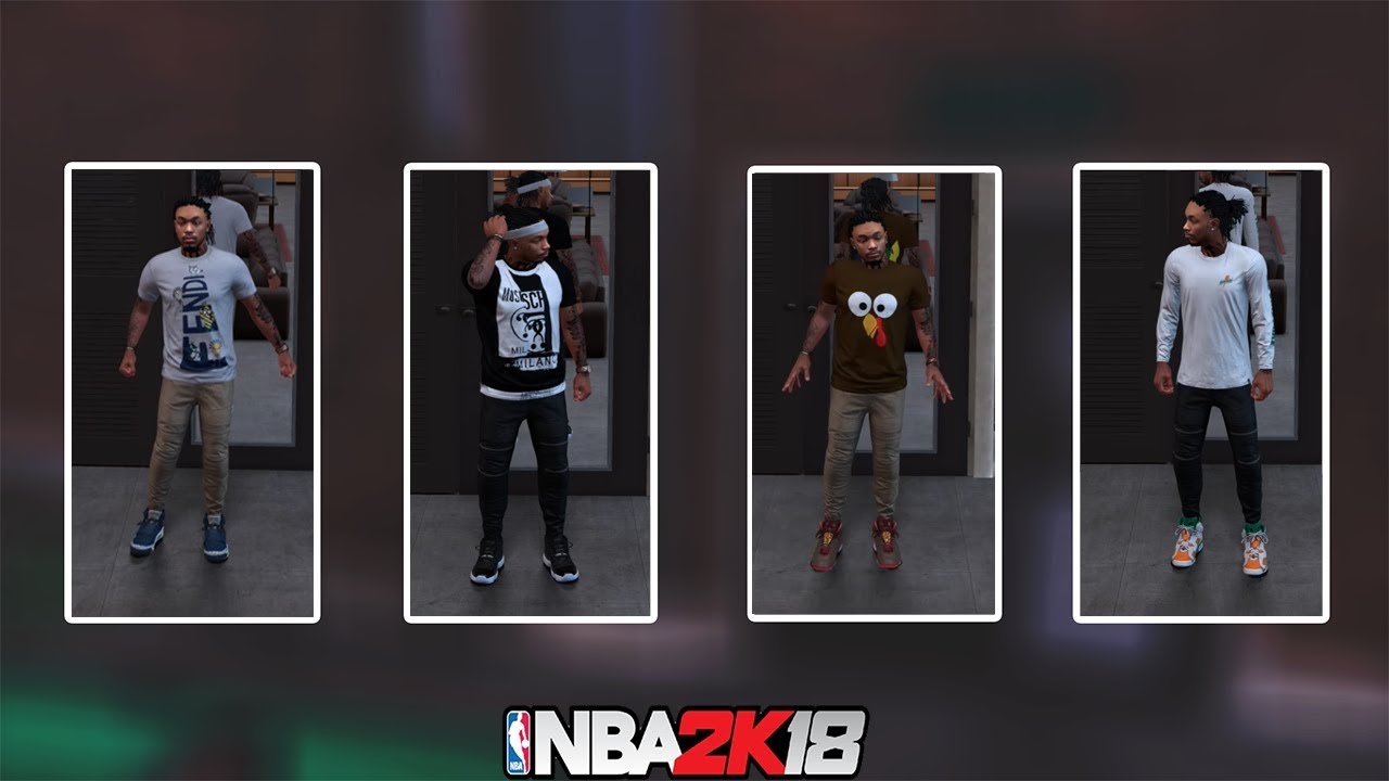NBA 2K18 2K Attire / Best Outfits ⋆#NBA2K18⋆ Ep.5 (Dressing Room) - YouTube