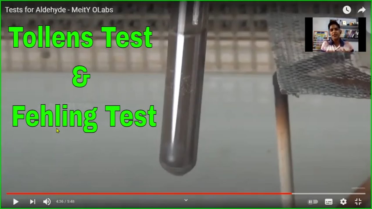 14 Aldehyde and Ketones: Oxidation of Aldehydes, Tollens Test, Fehling ...