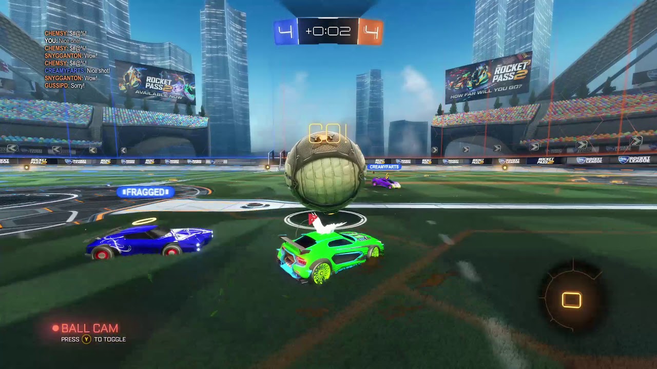 Rocket League - Clean outplay by three - YouTube