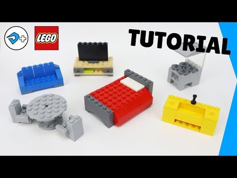 LEGO FURNITURE - TUTORIAL (EASY) - YouTube