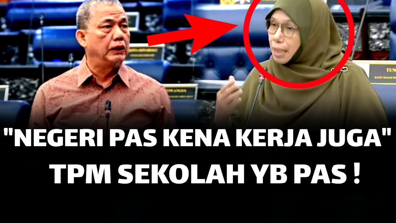 "TAKKAN SEMUA BENDA NAK TUNGGU PUSAT SELESAI" ! TPM SEKOLAH YB PAS ...