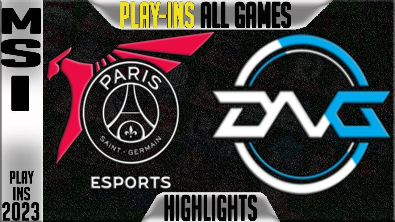 PSG vs DFM Highlights ALL GAMES | MSI Play ins 2023 Upper Round 1 | PSG ...