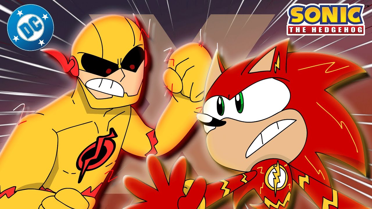 Basically the Reverse Flash vs Sonic in IDW Sonic x DC | Sonic ...