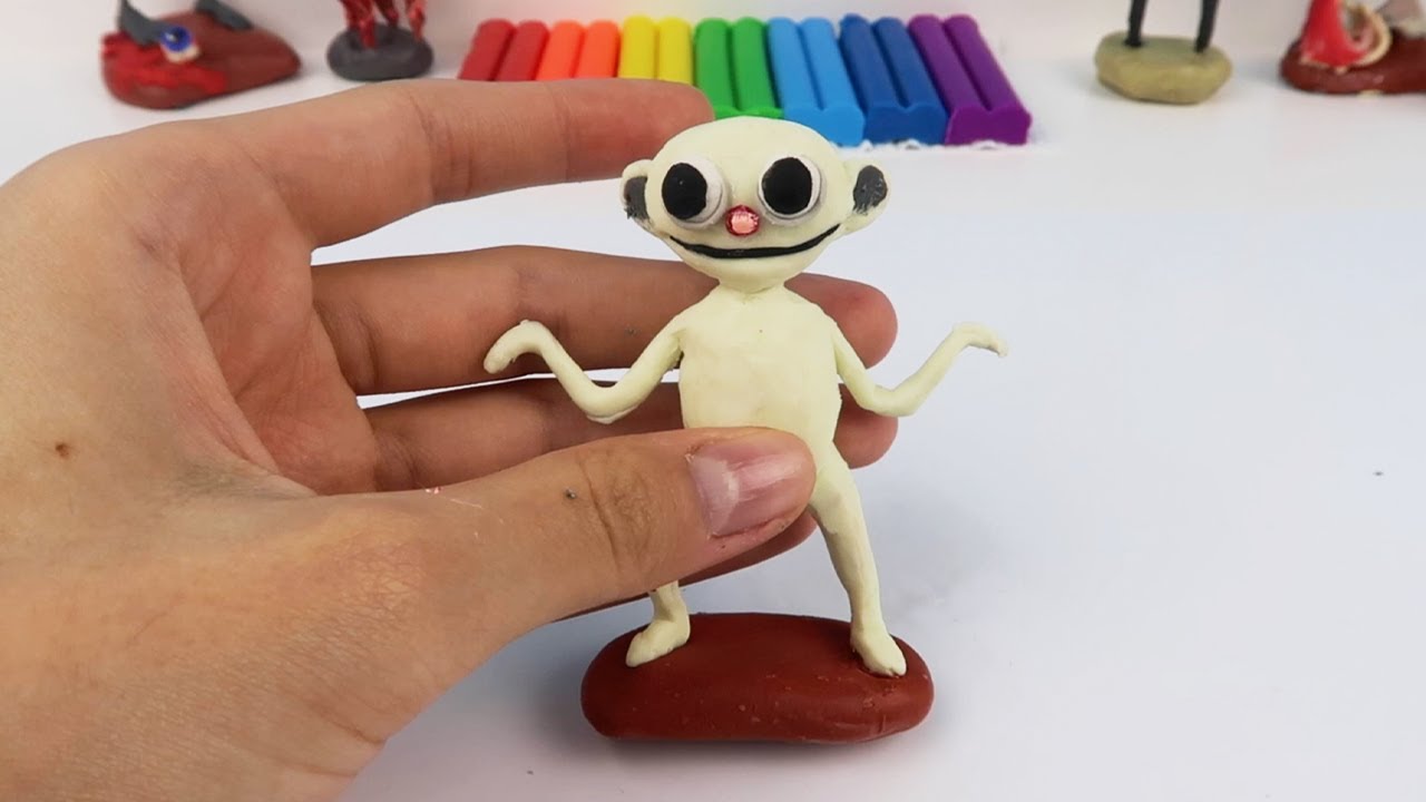 Nurpo made from polymer clay sculpture / Monsters Trevor Henderson ...