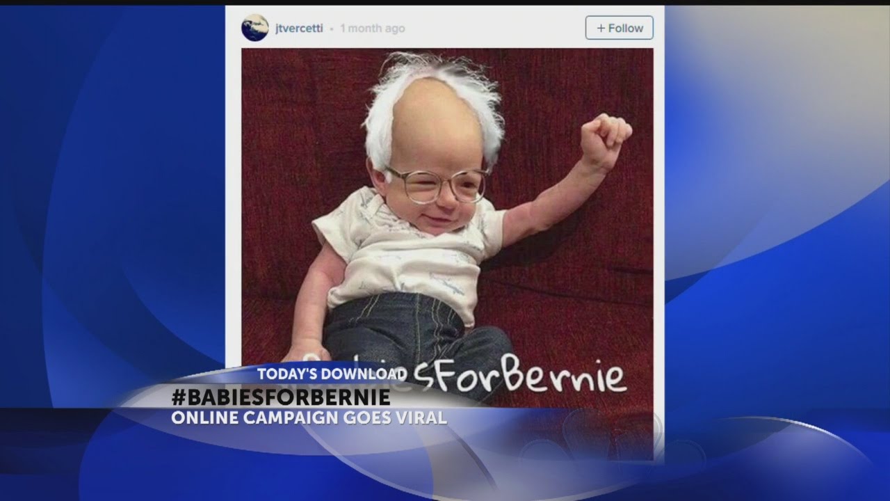 Babies for Bernie goes viral - YouTube