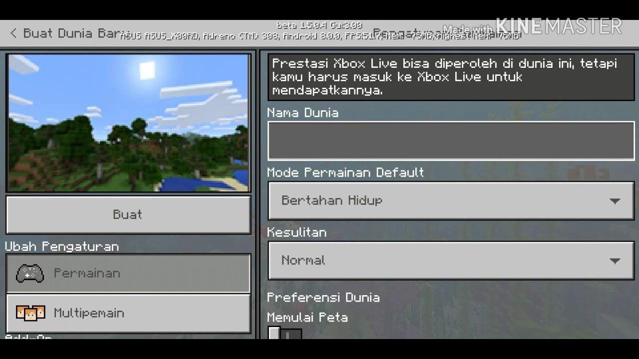 Cara Buat Tanah Kosong Di Minecraft - YouTube