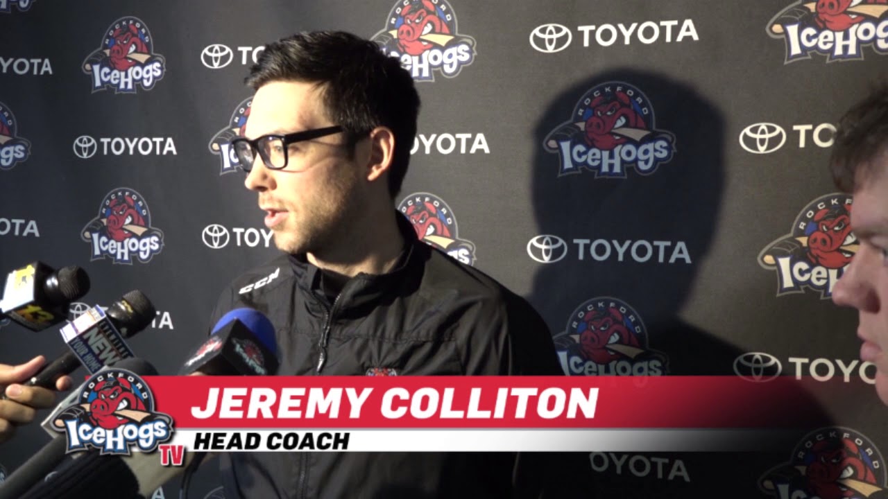 IceHogs Preview: Jeremy Colliton - 4/13/18 - YouTube