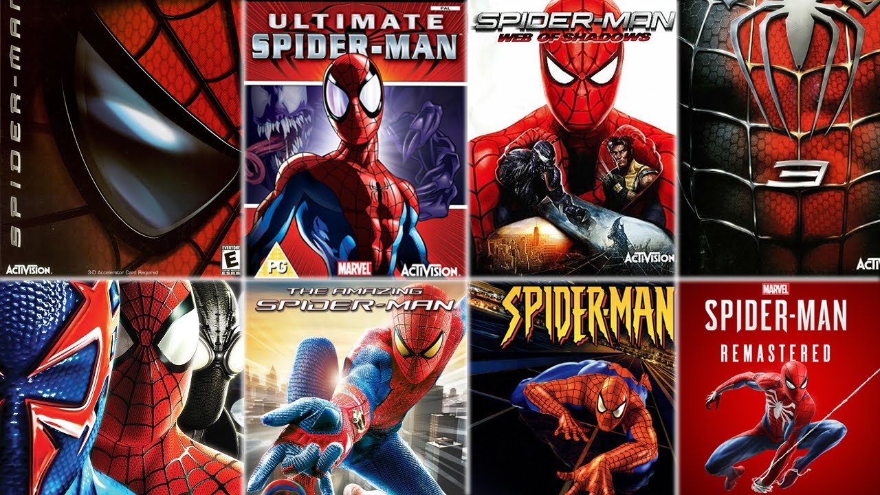 Evolution of Spider-Man games trailers (2000-2023) - YouTube