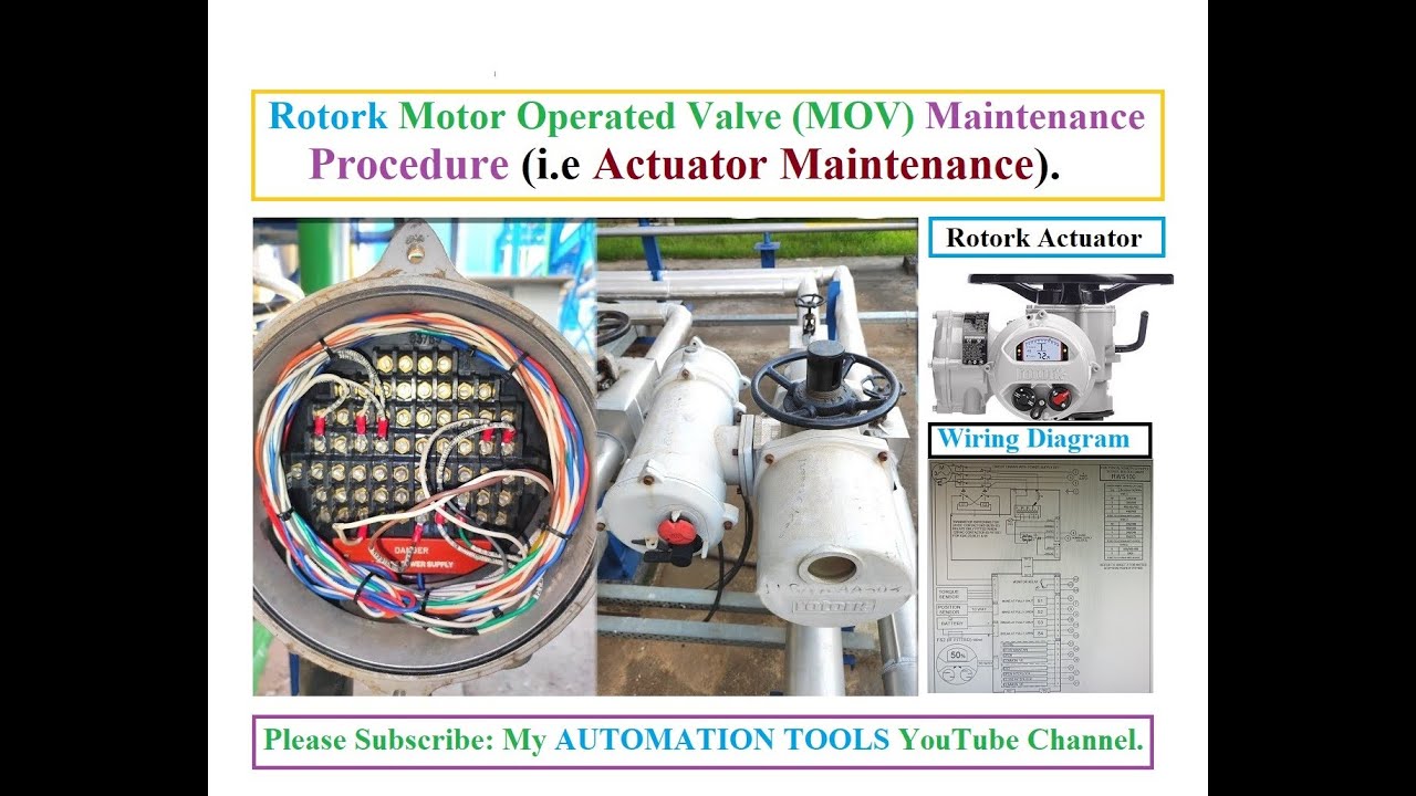 Rotork Actuator Maintenance/Rotork Actuator Maintenance Procedure/Troubleshooting of Rotork MOV ...