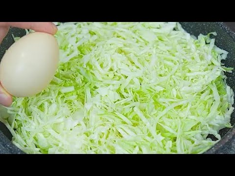 Healthy Breakfast Ideas With Cabbage | Easy Cooking | Cabbage and Eggs ...