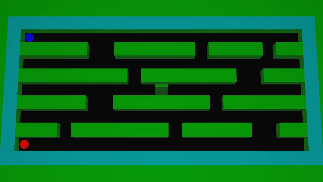 Labyrinth. Marble Run. Animation. - YouTube